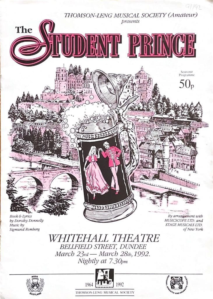 The Student Prince | Thomson-Leng Musical Society
